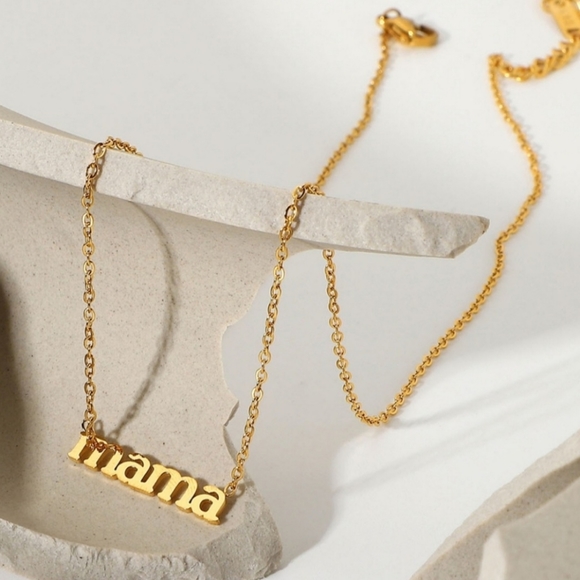 Jewelry | New Mama Letter Chain Necklace | Poshmark